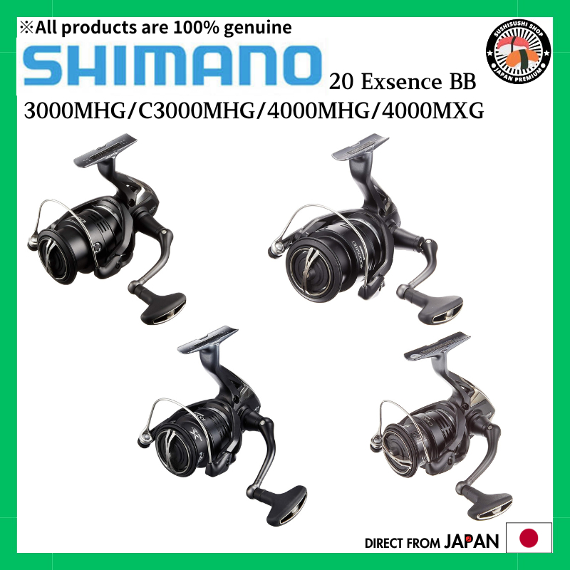 Shimano 20 Exsence BB [3000MHG/C3000MHG/4000MHG/4000MXG] Shore Jigging Spinning Reel Seabass ...