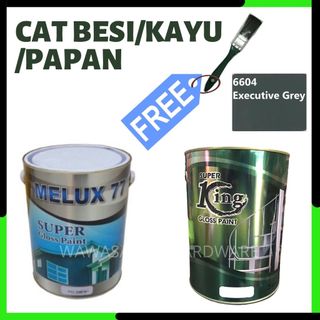 6604 Executive Grey 5L SANCORA MELUX 77 or SUPER KING GLOSS PAINT Cat ...