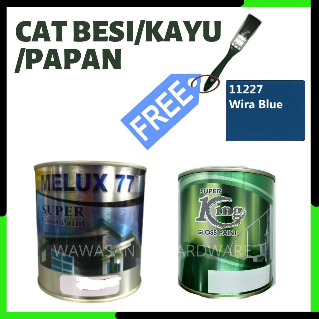 11227 Wira Blue SANCORA MELUX 77 or SUPER KING GLOSS PAINT FOR WOOD ...