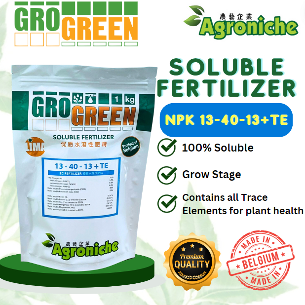 1kg Npk Foliar Fertilizer Starter Stage Npk 13 40 13 1 Fv Te Grogreen