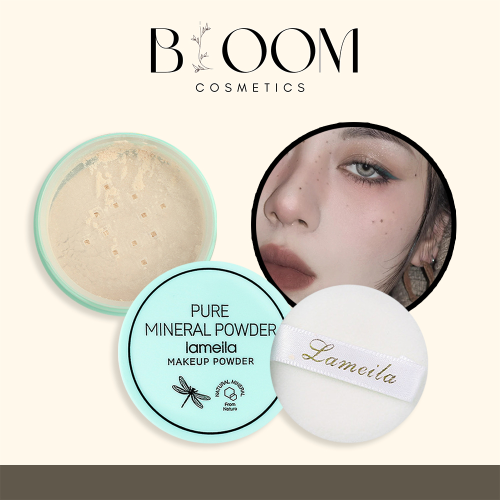 ORIGINAL Lameila Oil-control Mineral Loose Powder Mint Oil-control Set ...