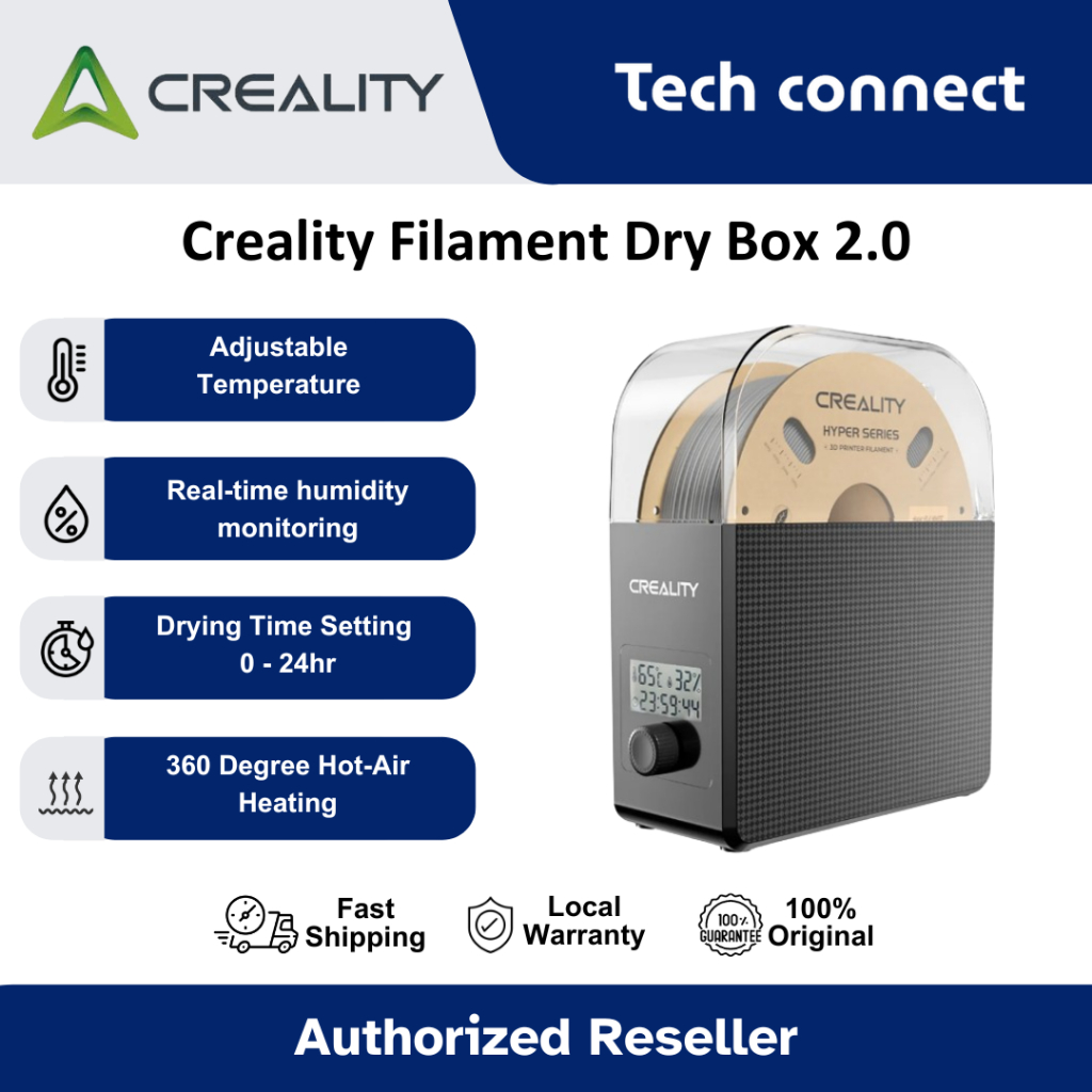 Creality Filament Dry Box 2.0 with Adjustable temperature , 360° hot ...