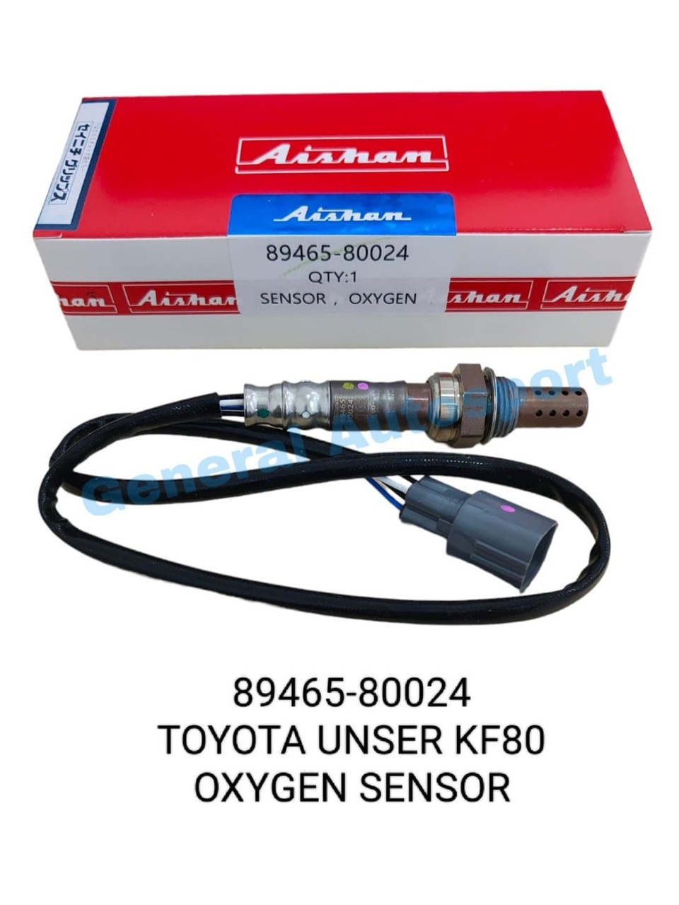 Oxygen Sensor Brand Aishan Japan Toyota Unser KF80 89465-80024-ASN ...