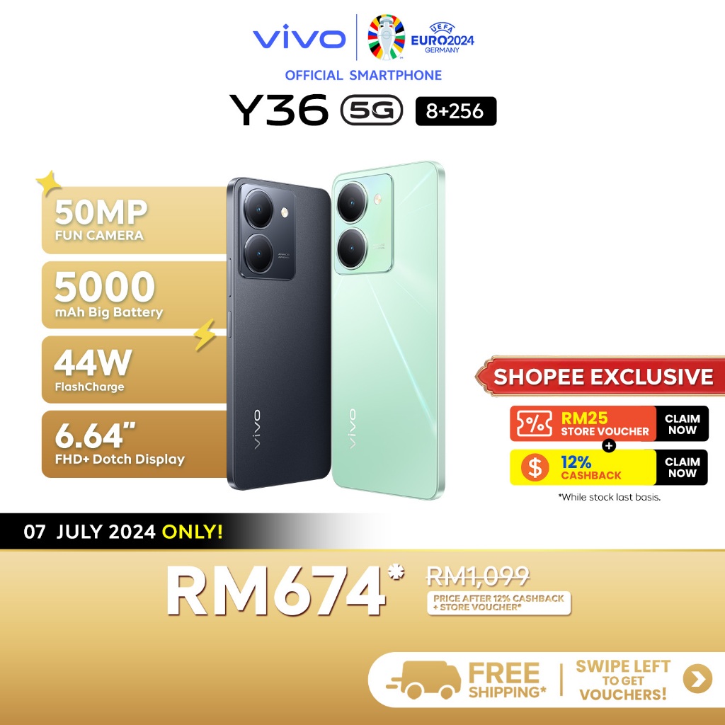 vivo Y36 5G Price in Malaysia & Specs - RM1099 | TechNave