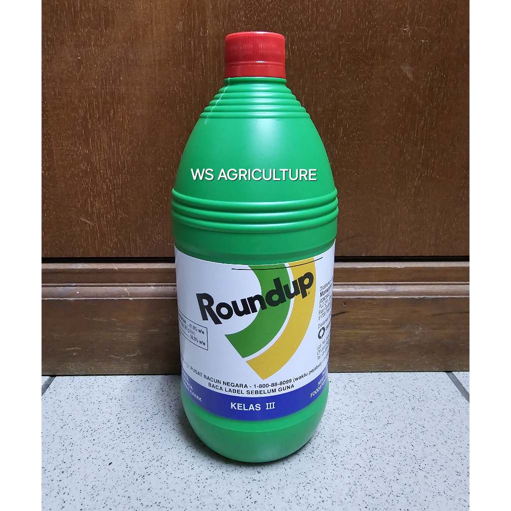 1L ROUNDUP Weed Killer Glyphosate 41% Racun rumput racun lalang sama ...