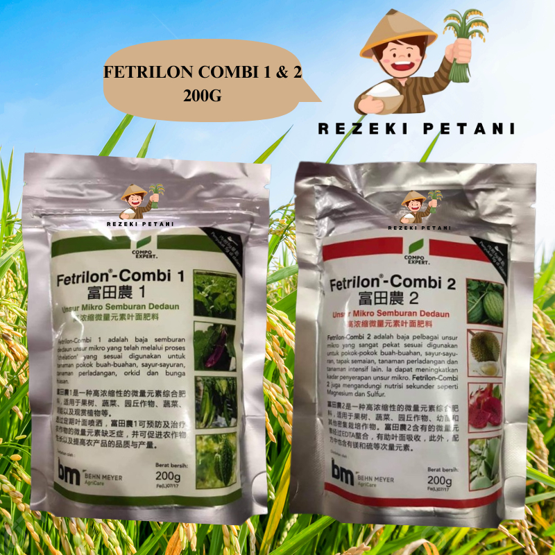 [ORIGINAL] 200G Fetrilon Combi 1 2 Baja Buah Micronutrient Fertilizer ...