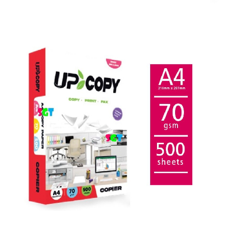Up Copy A4 Paper 70gsm (500 Sheets x 1 Ream)/ Kertas A4 Putih 70gsm/ Kertas A4/ Kertas | Shopee ...