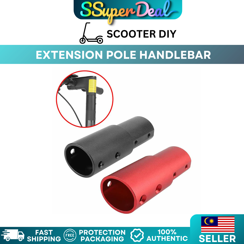 (SCOOTER DIY) Extender Pole Extension Tube For XiaoMi M365 / Pro / Pro2 ...