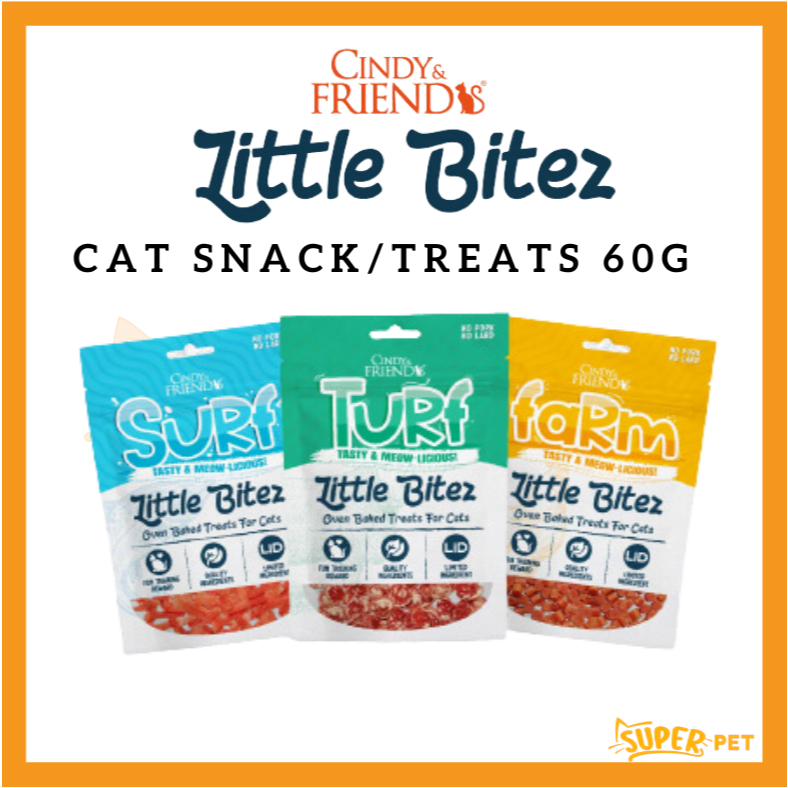 Cindy & Friends Little Bitez Cat Snack / Treats 60g | Shopee Malaysia