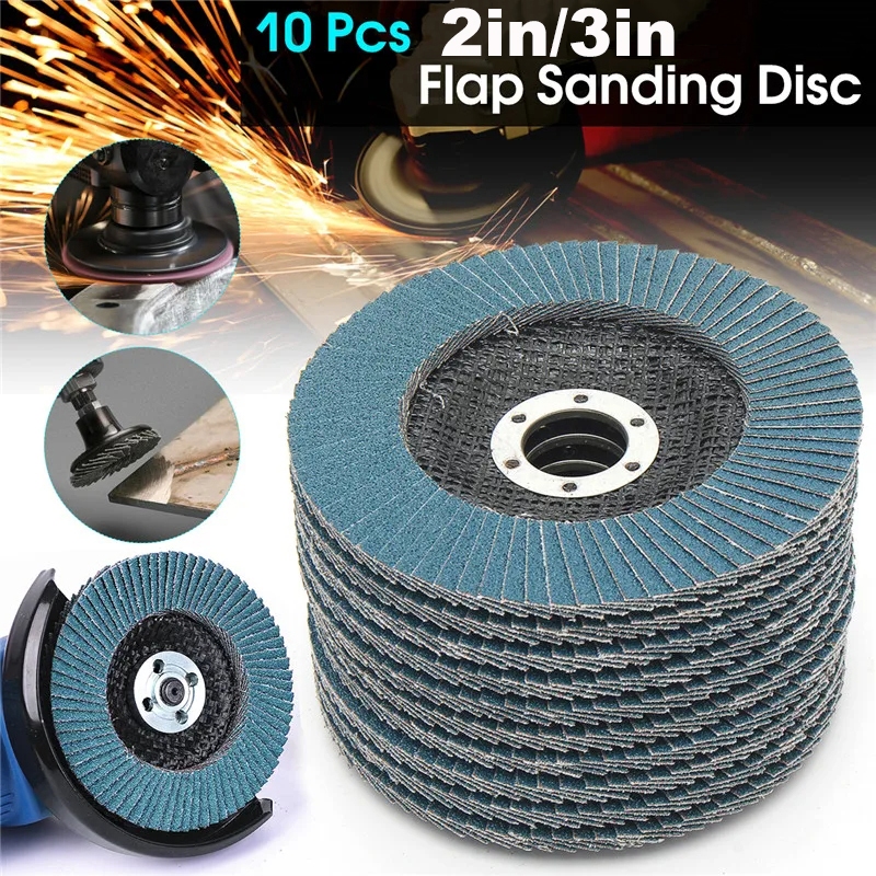 Mini Angle grinder Grinding wheel Polishing 50mm/75mm Sanding Disc 10mm Bore Multifunction Power ...