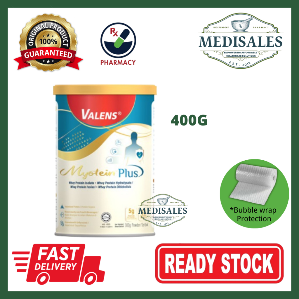 VALENS MYOTEIN PLUS WHEY PROTEIN ISOLATE HYDROLYSATE 300G (EXP 08/2025 ...