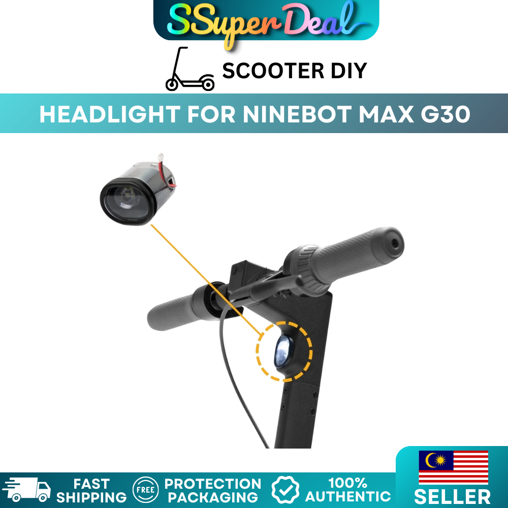 (Ninebot Scooter DIY) Headlight Assembly Kit for Ninebot Max G30 ...