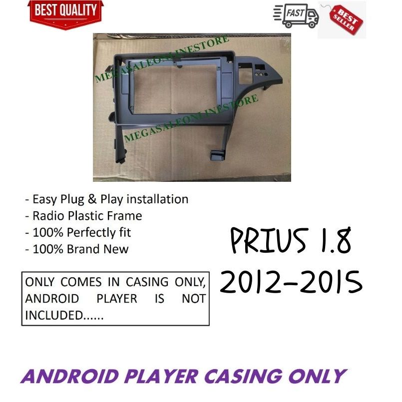 Big Screen Casing Android 10 inch Toyota Prius 2012 - 2015 | Shopee ...