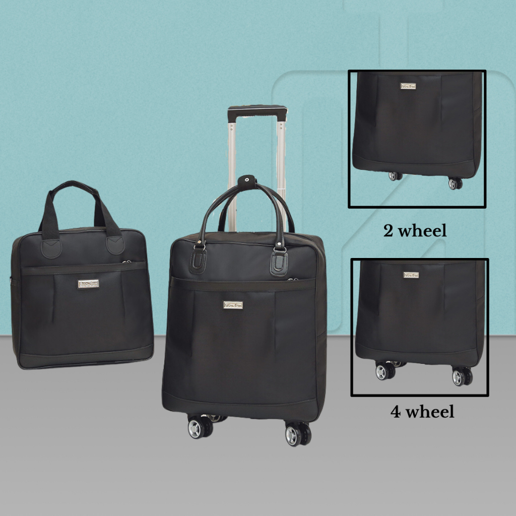 HH 22 Inch 4 Wheels Foldable Travel Luggage Lugage Trolley Bag Bags ...