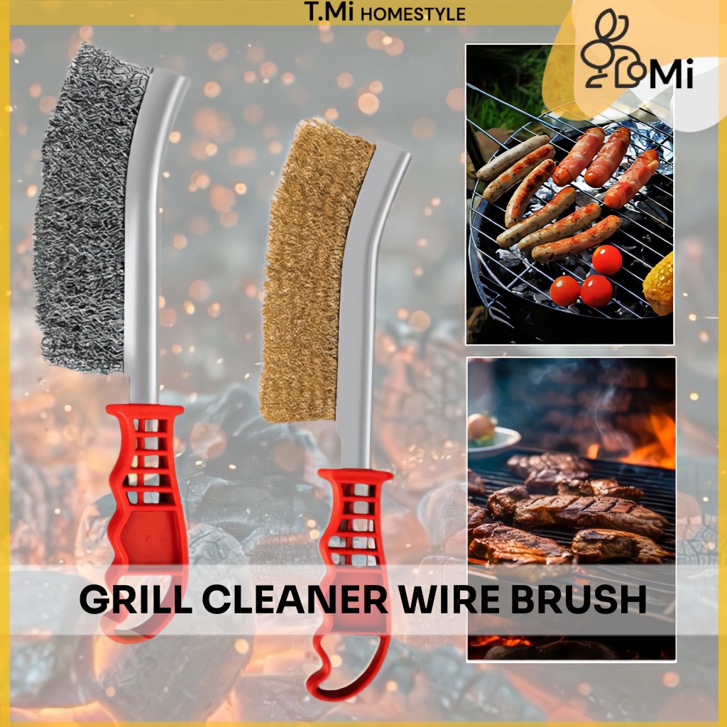 TMi Brush Steel Wire Brushes Knife Brushes With Handles Copper Wire ...