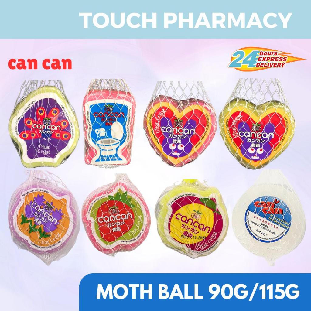 CAN CAN Moth Ball - Peacock/Toilet Deo/Lavender/Sweet Heart/Strawberry/Lemon 90G / Double Fresh ...