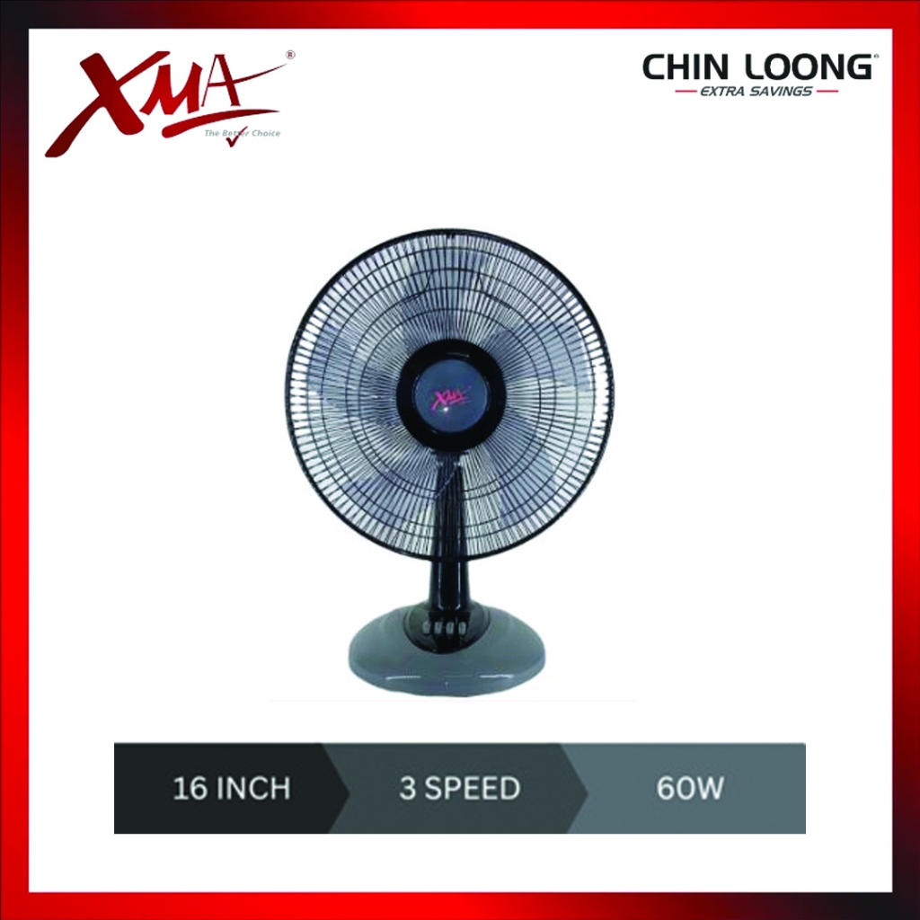 XMA 1699TF TABLE FAN 16" / KIPAS MEJA 16inch | Shopee Malaysia