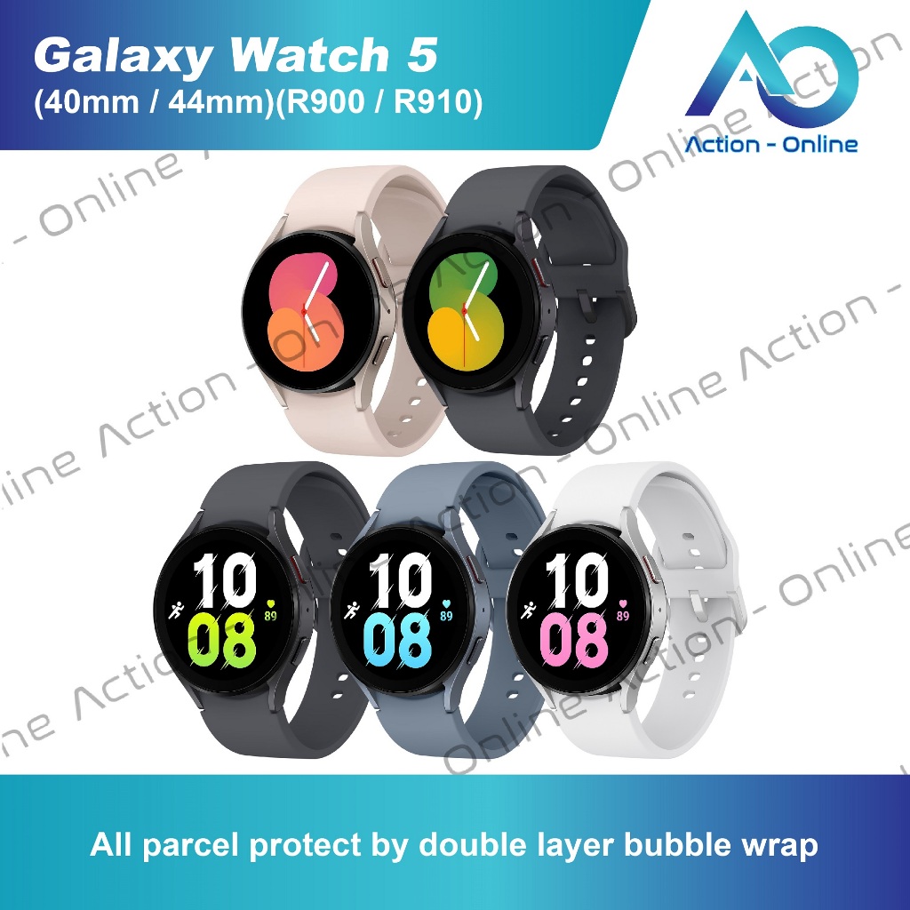 Samsung Galaxy Watch 5 Bluetooth (40mm / 44mm)(R900 / R910) | Shopee ...