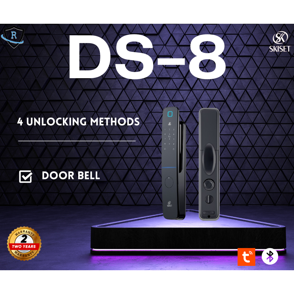 SKISET DS-8 Smart Digital Lock With Tuya Smart App(Bluetooth ...