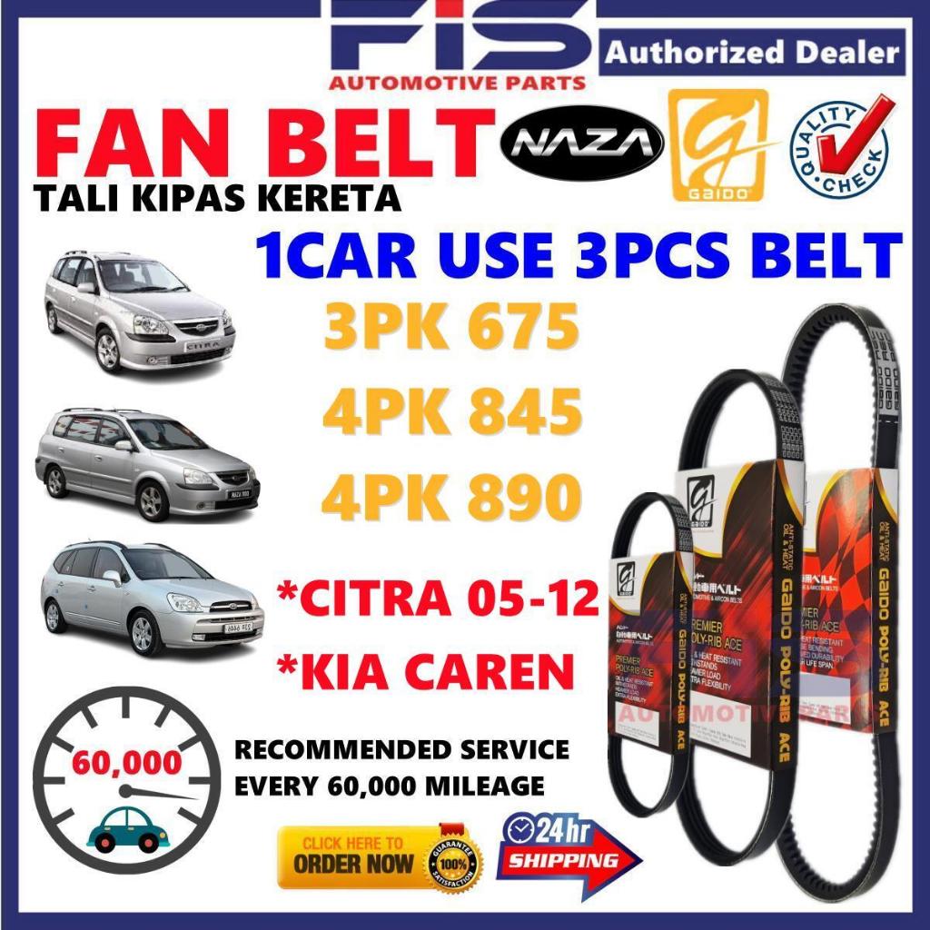 FIS Gaido Fan Belt Naza Citra Kia Caren Air Cond Alternator Power ...