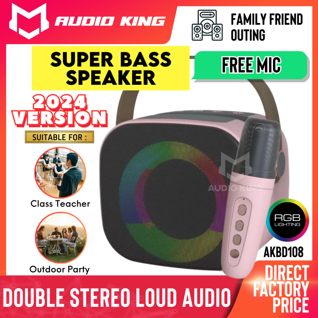 Portable Bluetooth Super Bass Original Wireless Mini Speaker Speker ...