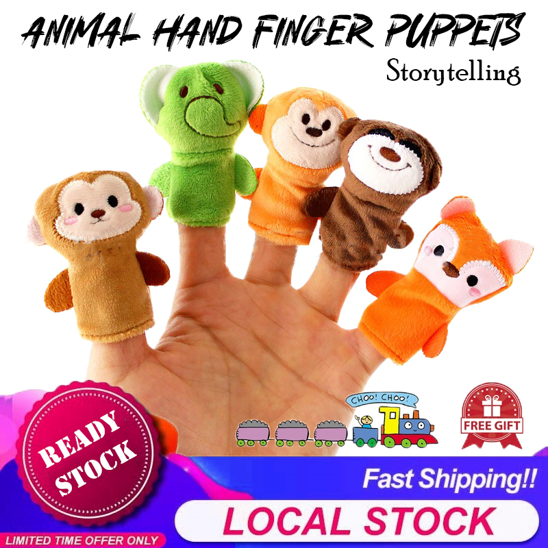[Choo Choo Toy] Cute Animal Finger Puppet Story Telling Puppet ...