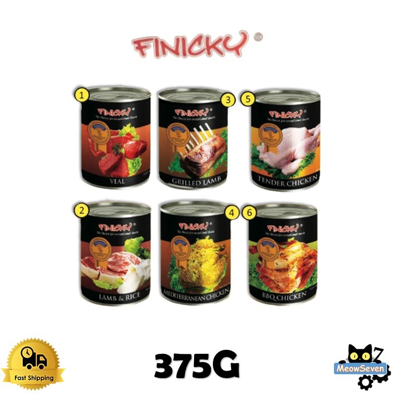 Finicky Dog Can Food 375g Premium | Shopee Malaysia