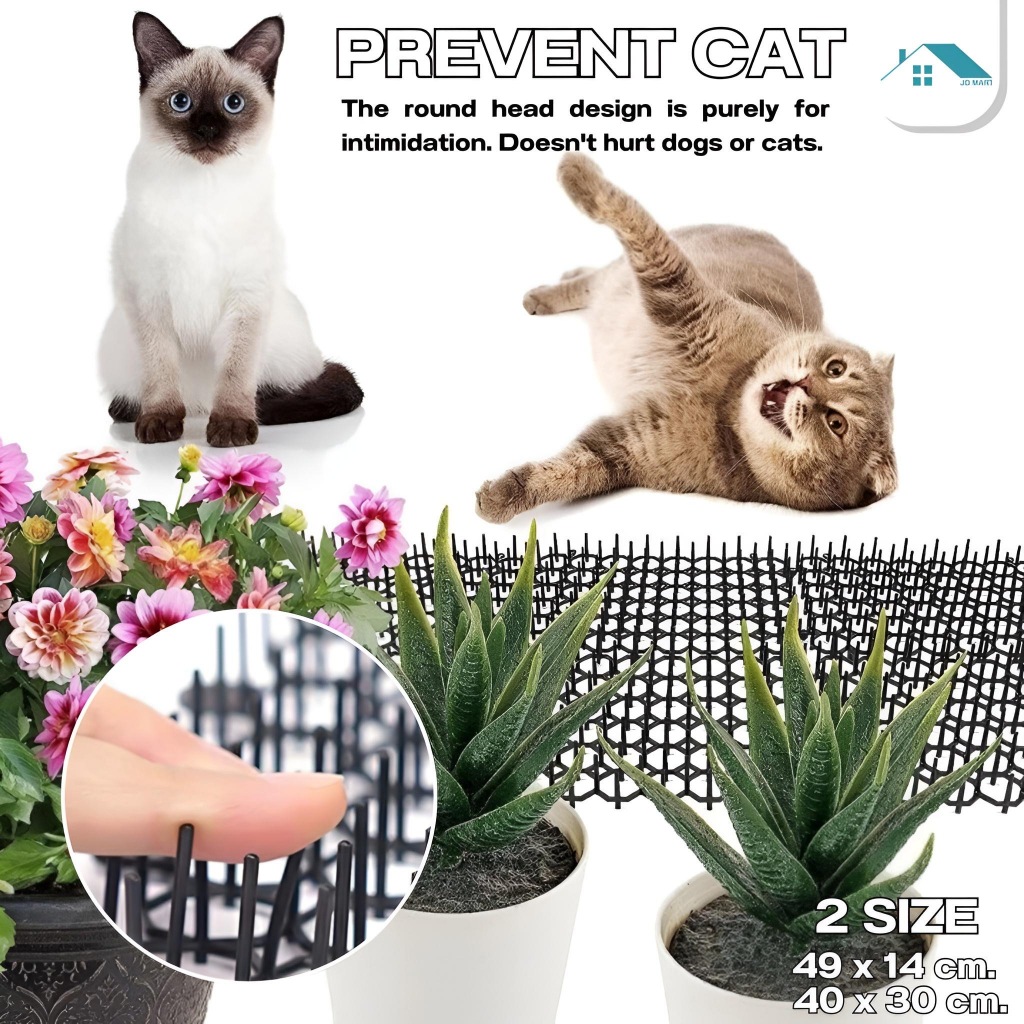 Anti-Cat Mat with Spikes Cat Repellent Mats Indoor Outdoor Anti Cat Dog ...