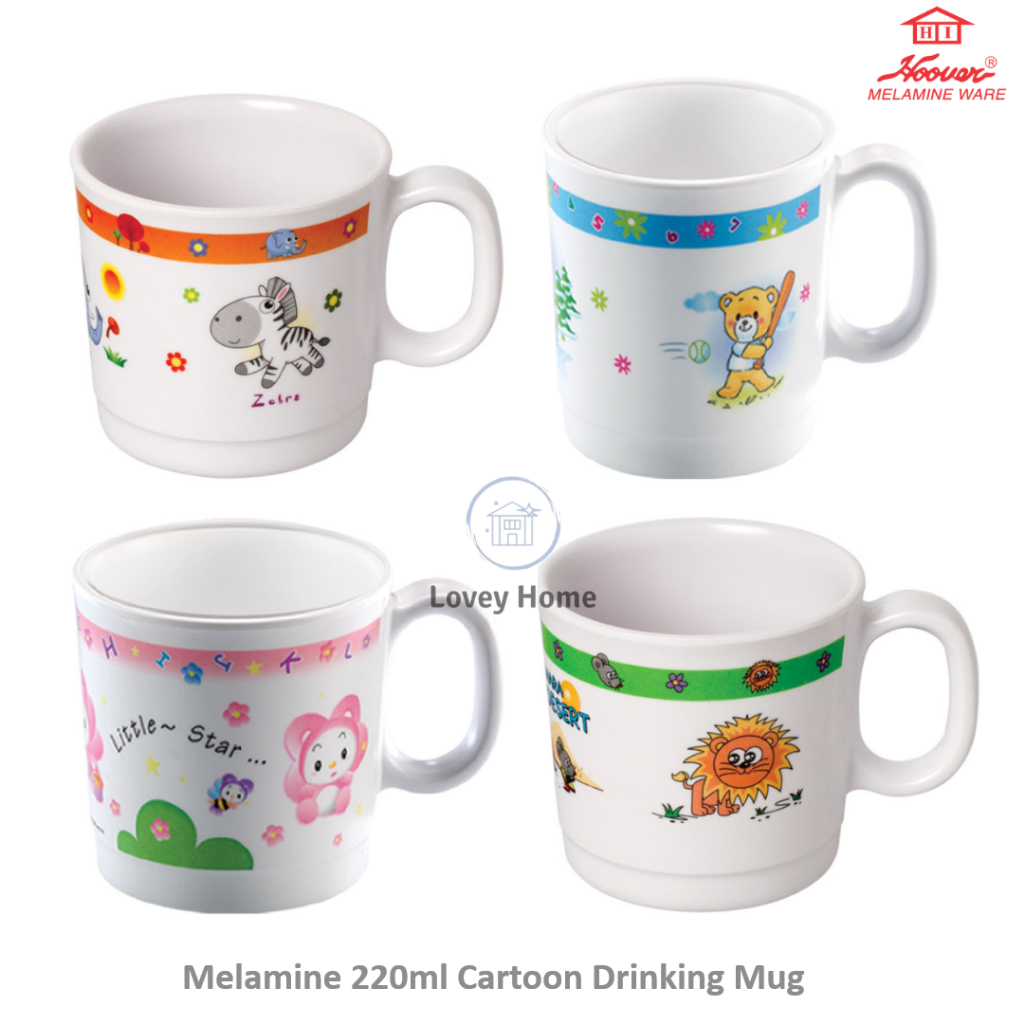 Melamine 220ml Cartoon Kids Drinking Mug Tumbler Children Meal Baby ...