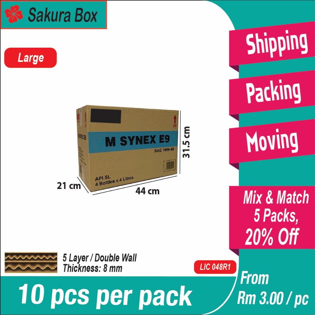 PACKAGING BOX PACKING BOX CARTON BOX-10 PCS REJECT BOX (100% NEW) 8mm ...