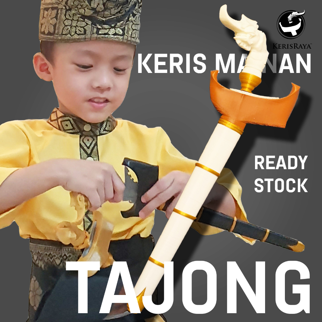 Kids Friendly Keris Tajong Keris Plastik Pelengkap Busana Melayu Ready ...