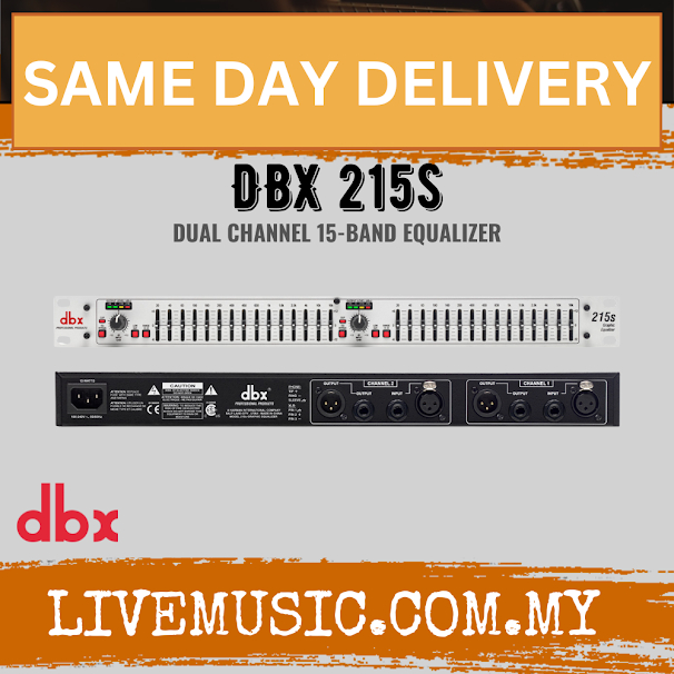 Dbx By Harman 215s 2 Series - Dual 15 Band Graphic Equalizer ( dbx215s / dbx-215s ) | Shopee ...