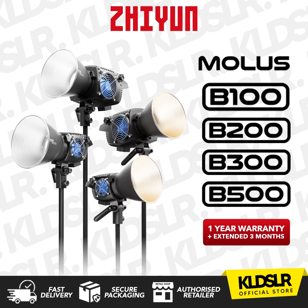 Zhiyun MOLUS B100 / MOLUS B200 / MOLUS B300 / MOLUS B500 Bi-Color LED ... Zhiyun MOLUS B100 / MOLUS B200 / MOLUS B300 / MOLUS B500 Bi-Color LED ...