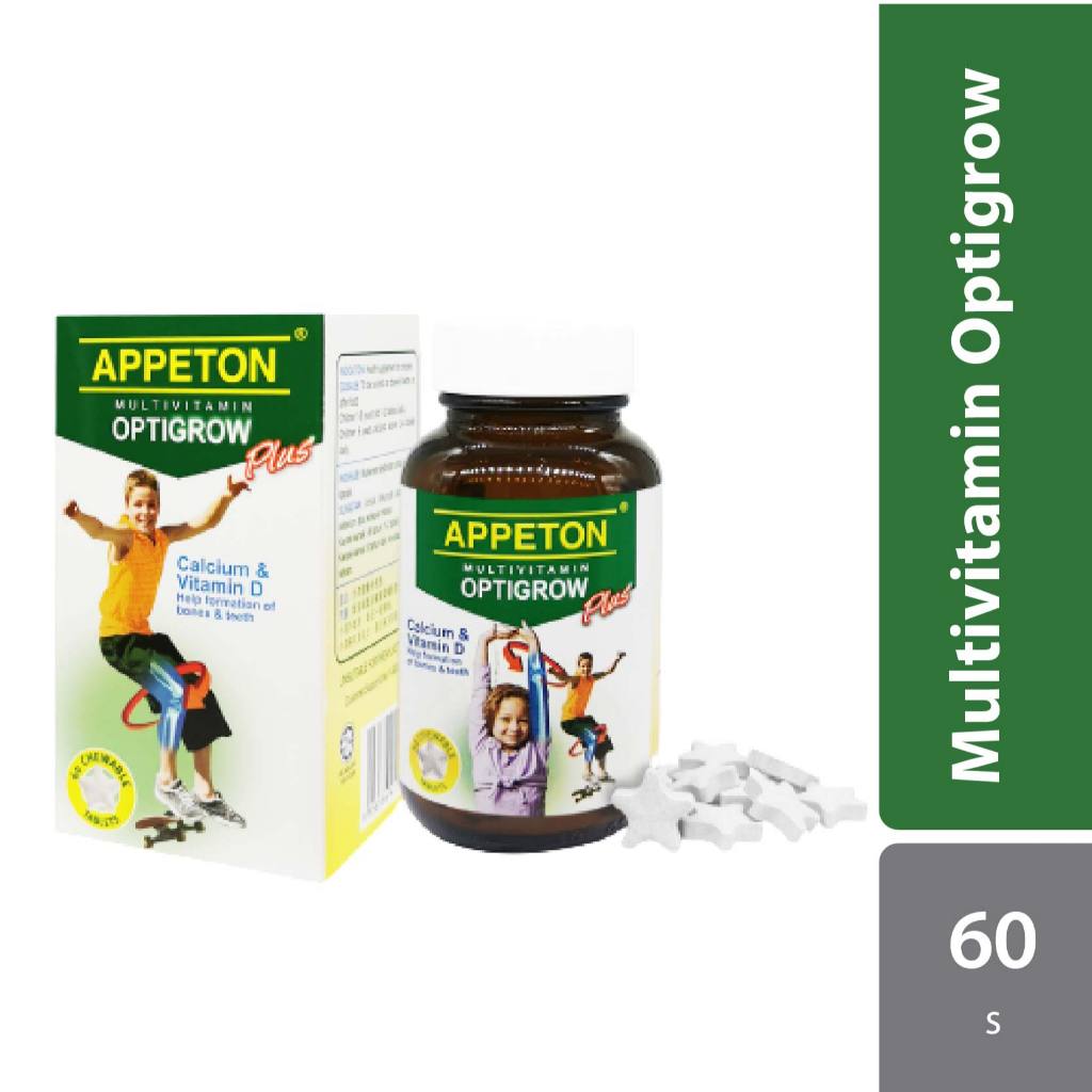 Appeton Multivitamin Optigrow Plus 60s | Well-being | Shopee Malaysia