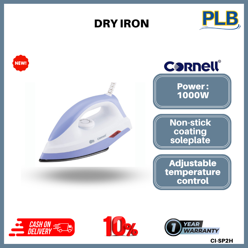 CORNELL CI-SP2H DRY IRON CI-SP2H | Shopee Malaysia