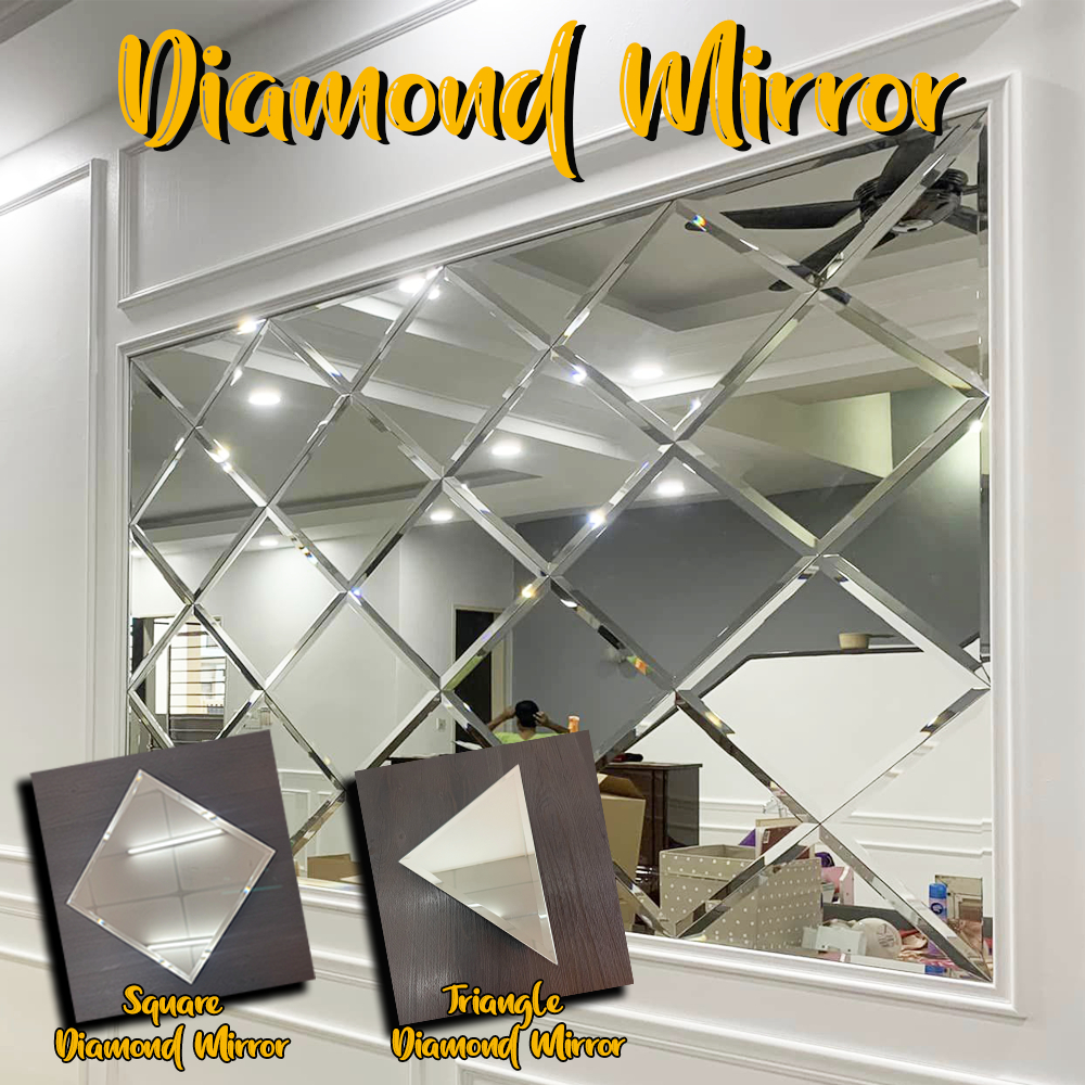 Set DIY Diamond Mirror Wainscoting Grand Mirror Bevel Mirror DIY ...