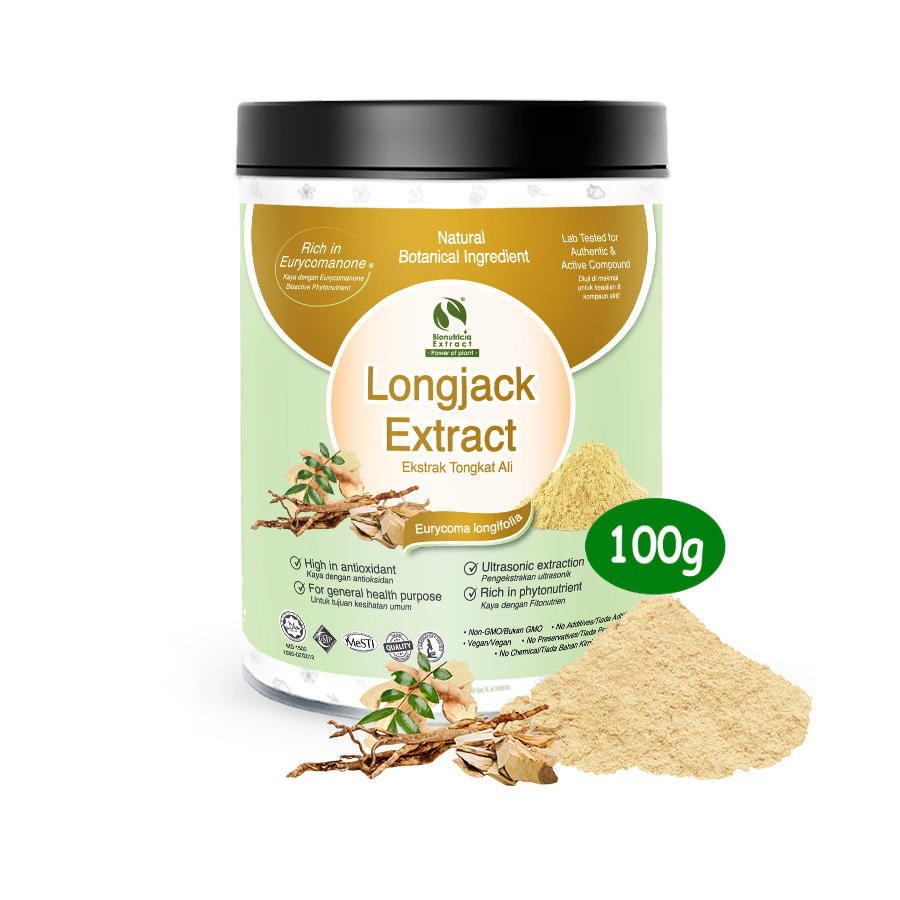 Tongkat Ali Root (Longjack) Extract Powder (100g) 200kg Root to 1kg ...