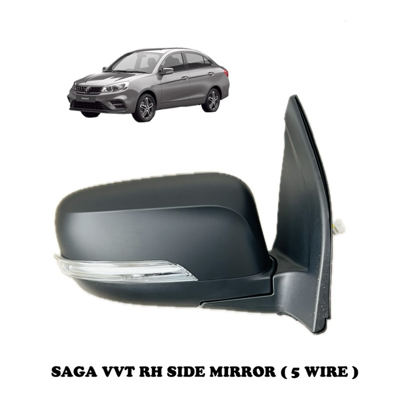 Saga VVT RH Side Mirror ( 5 Wire ) | Shopee Malaysia