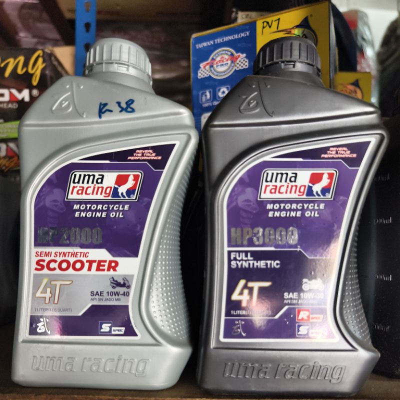 100% Original UMA Engine Oil / Minyak Hitam 4T Motorcycle EX5 LC135 ...