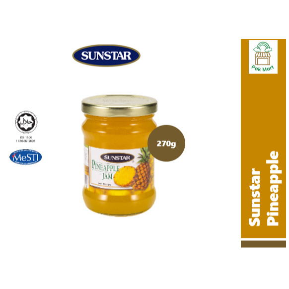 (Halal) Sunstar Orange Pineapple Jam / Jem Nenas (270g) | Shopee Malaysia