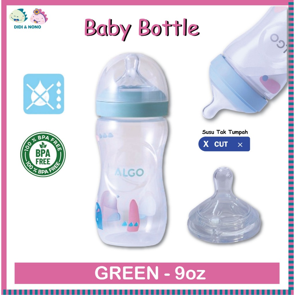 Natural Wide Neck PP Bottle Botol Susu Anti Colic Bpa Free Newborn Baby ...