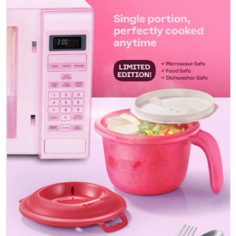 {NEW}TUPPERWARE MICROWAVEABLE POCKET COOKER-550ML (WITH GIFT BOX ...
