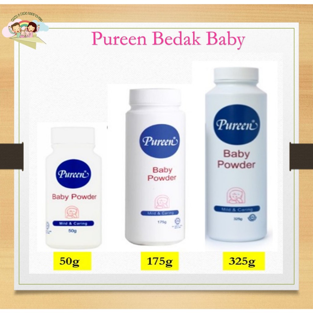 Pureen Bedak Baby Baby Powder Mild and Caring 50g Bedak 175g Bedak 325g ...