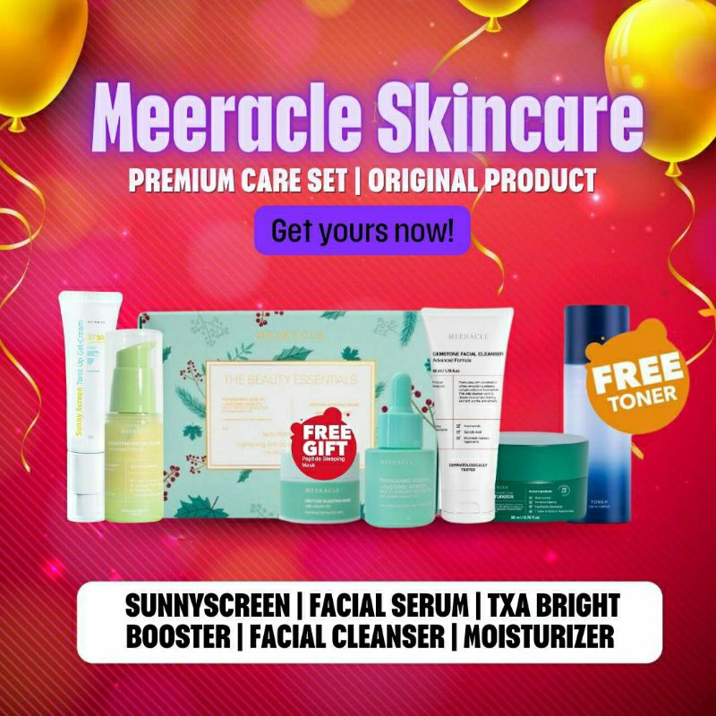 MEERACLE Skincare Set 2024 | Original HQ | Shopee Malaysia