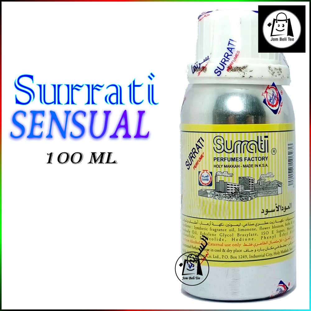 SENSUAL Surrati concentrated Perfume oil ,100 ml packed, Attar oil ...
