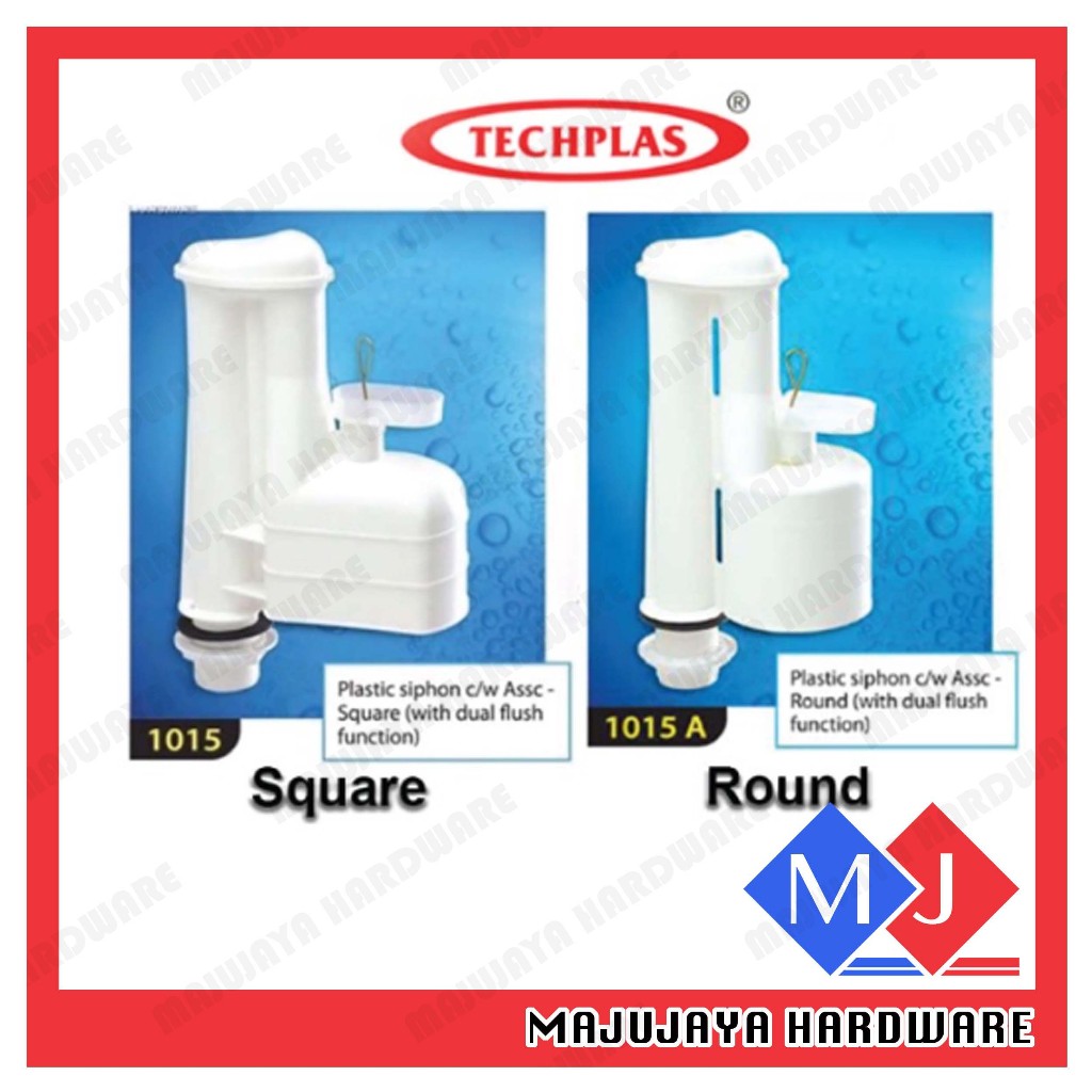 TECHPLAS PVC Siphon Cistern Pam Tandas Toilet Pump Jamban Air Toilet ...
