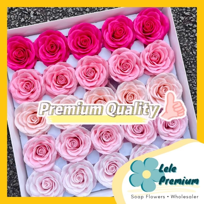 LELE (25pcs) CHEAPEST Awakening Rose Soap Flower/7 Layers Rose Soap ...