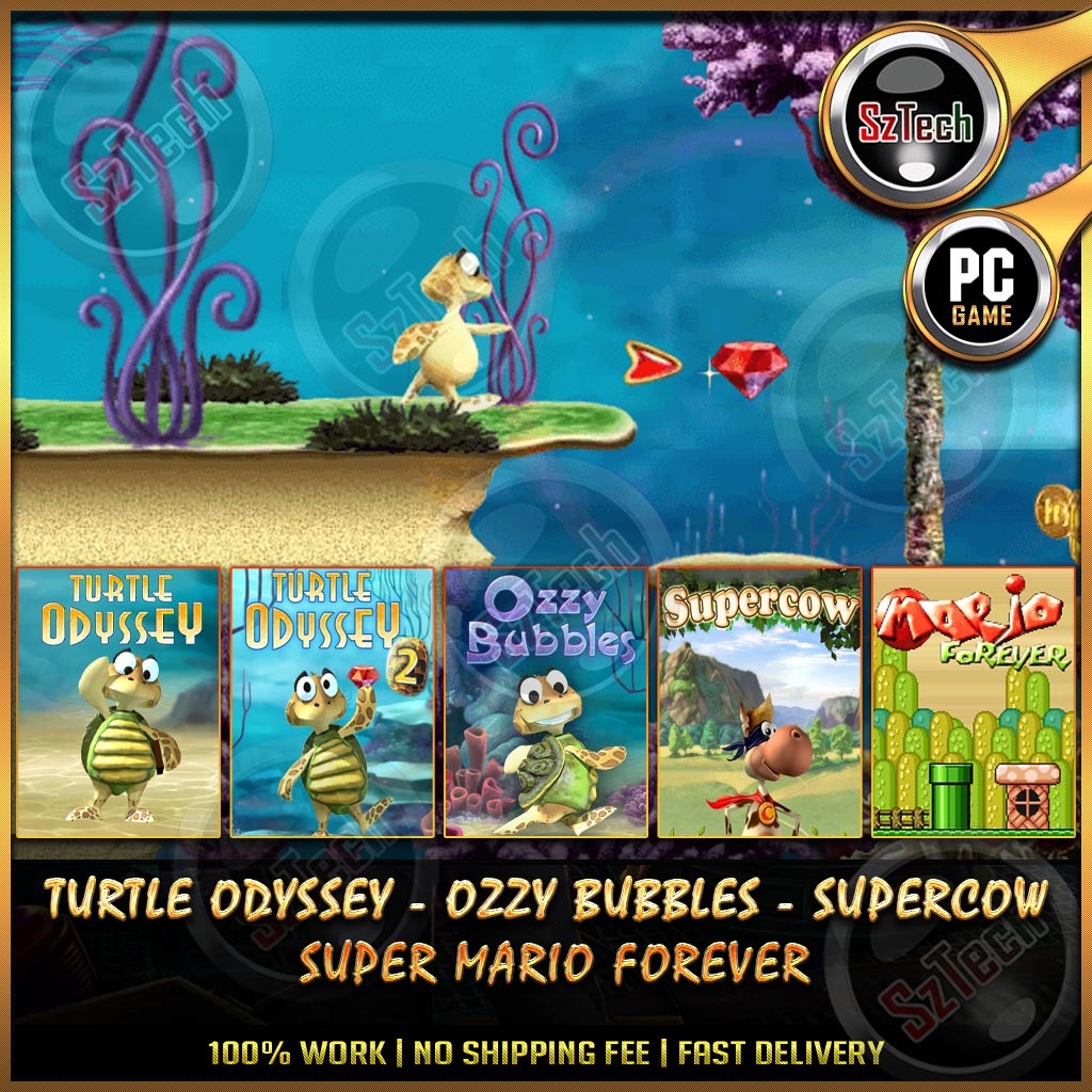 Turtle Odyssey🔥Supercow 🔥Ozzy Bubbles🔥Super Mario Forever [PC GAME] 🔥 ...
