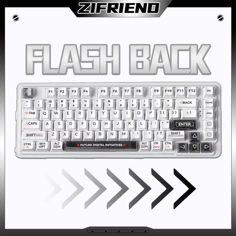 Zifriend Flashback Keycap PBT MDA Profile 116 Key Mechanical Gaming ...