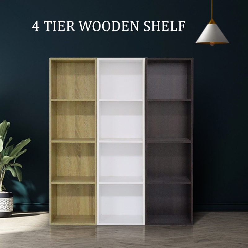 [Ready Stock] HK 4 Tier High Quality Multipurpose Colorful Rack Book ...